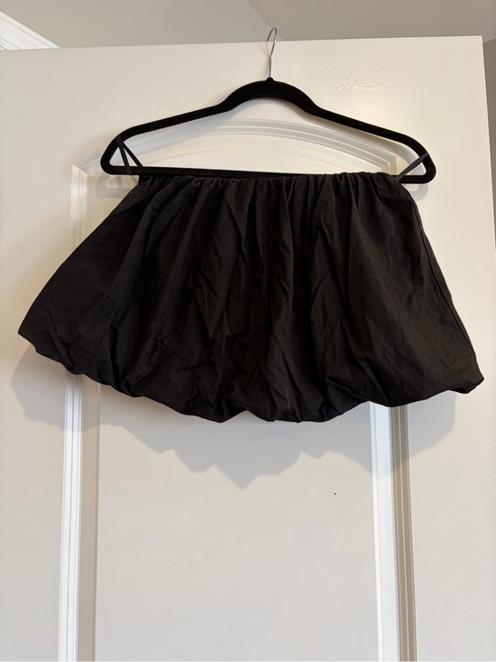 Aritzia | Skirts | Aritzia Black Mini Bubble Skirt | Poshmark